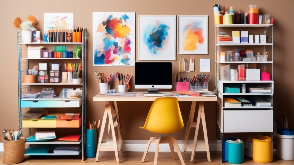 Art Desk Organization: Storage Solutions for the Creative Space – Artnasco